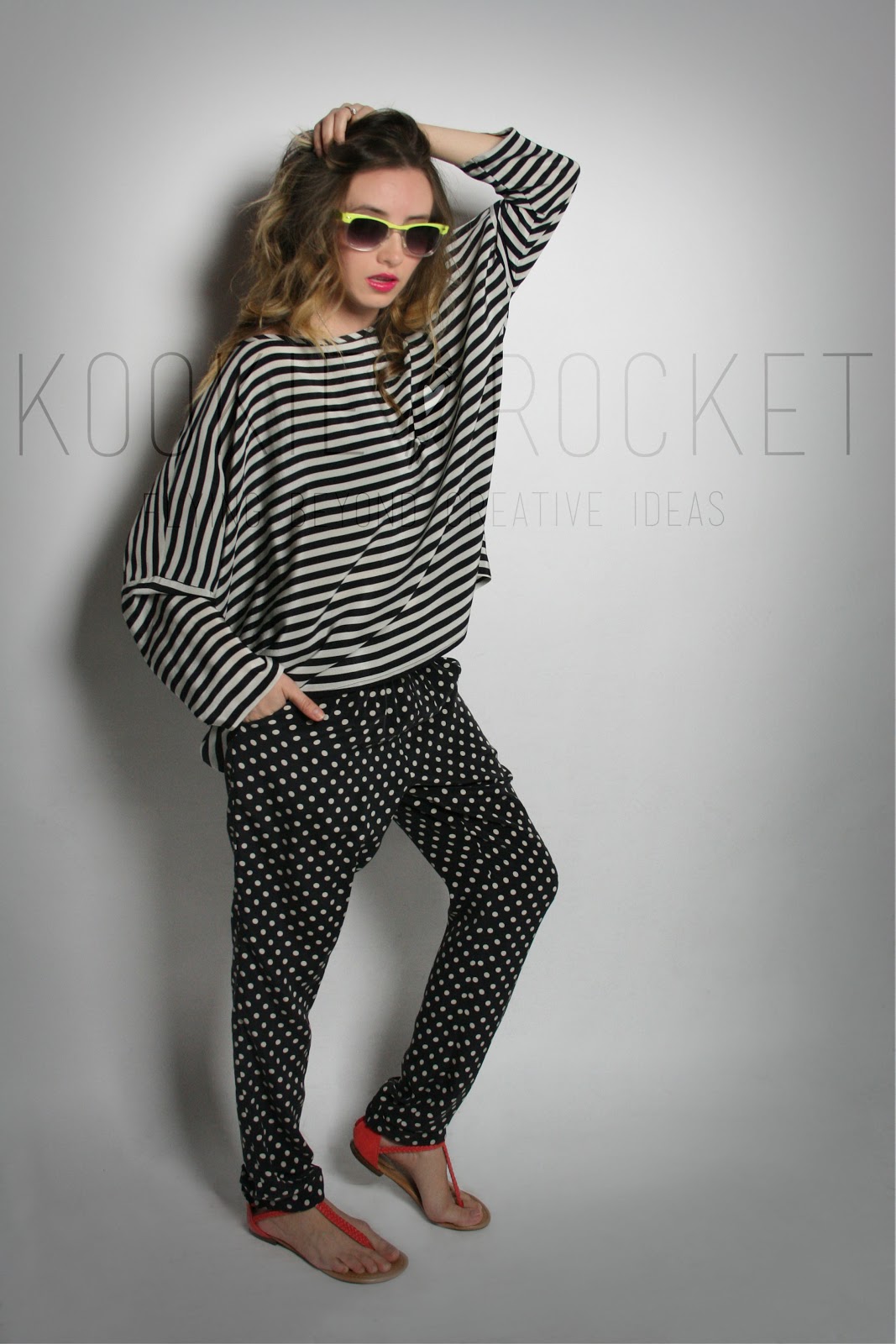 kookie rocket: STRIPE THE POSE