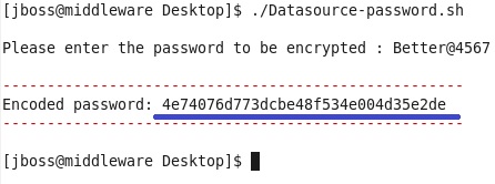 Middleware Technologies: How to use encrypted passwords in EAP6/7 Datasources