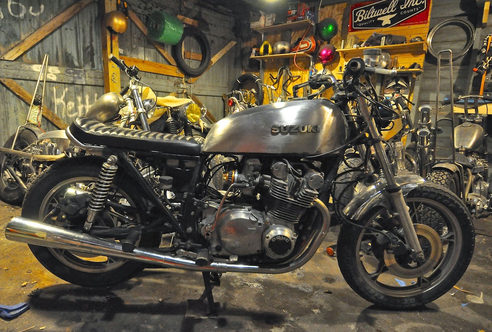 Counter Balance Motorcycles: Suzuki GS 750 Brat Tracker II