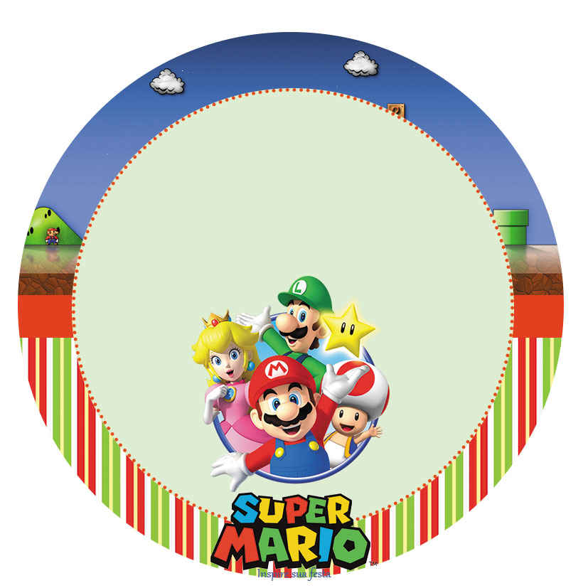 Super Mario Bros Party: Free Printables Candy Bar Labels and Toppers ...