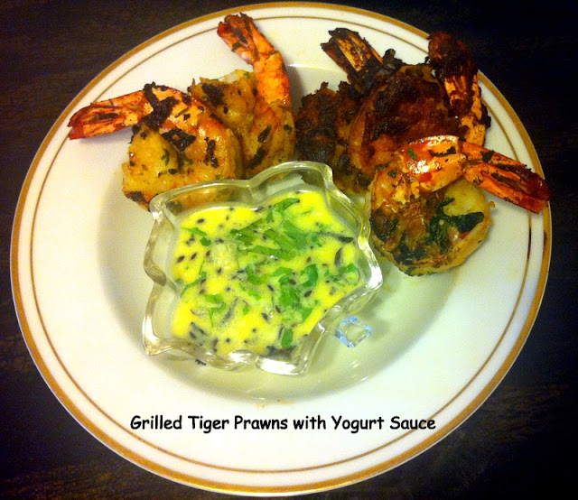 DeSaKa's World: Grilled Tiger Prawn / Fried Tiger Prawn / Jhinga fry ...