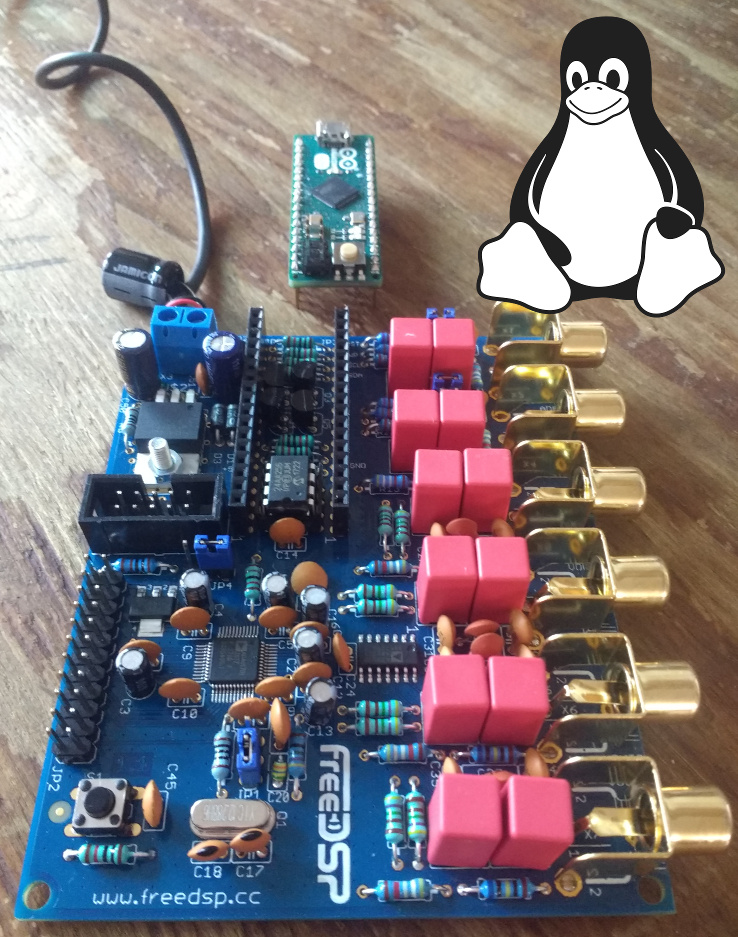 Tutorial: freeDSP classic and Ubuntu 16.04