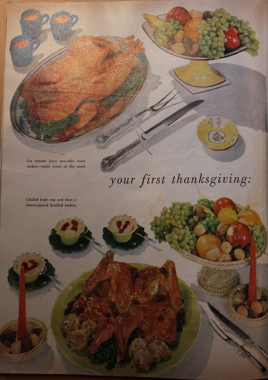 Jen But Never Jenn: American Thanksgiving: 1940s, 1950s & 1960s Editions