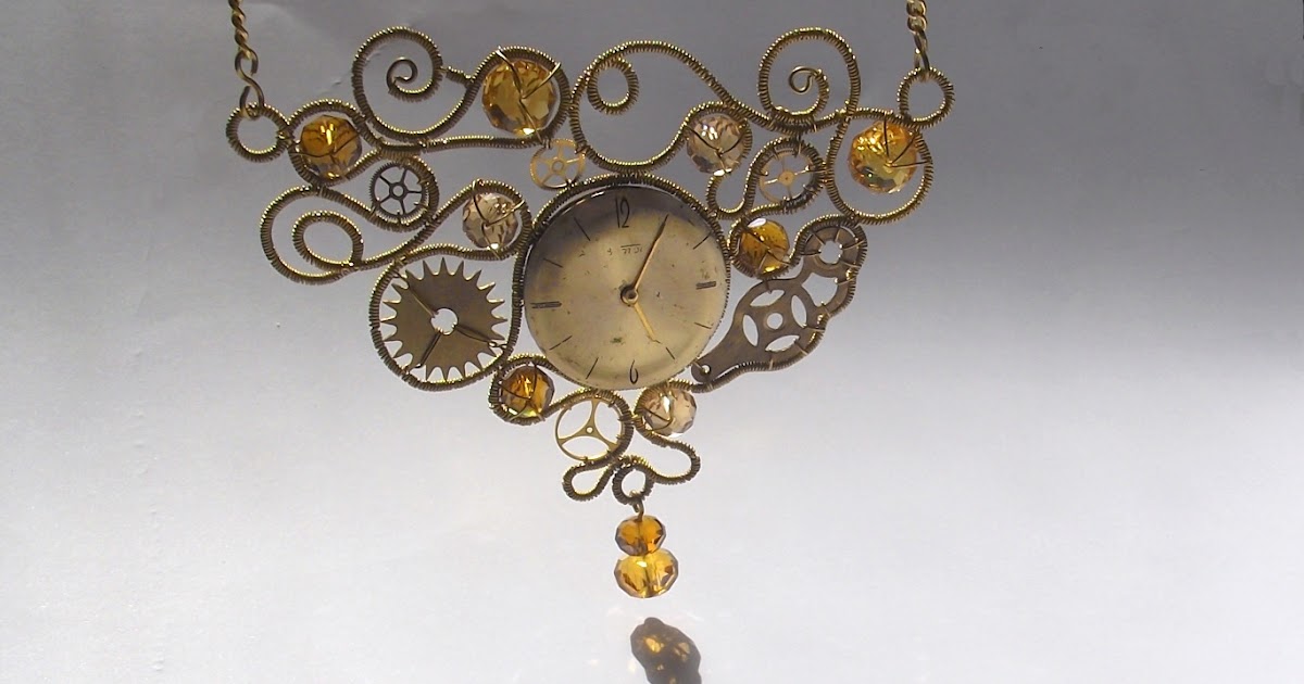 Time machine - wire wrapping competition #2 | GERMIA - Autorské šperky