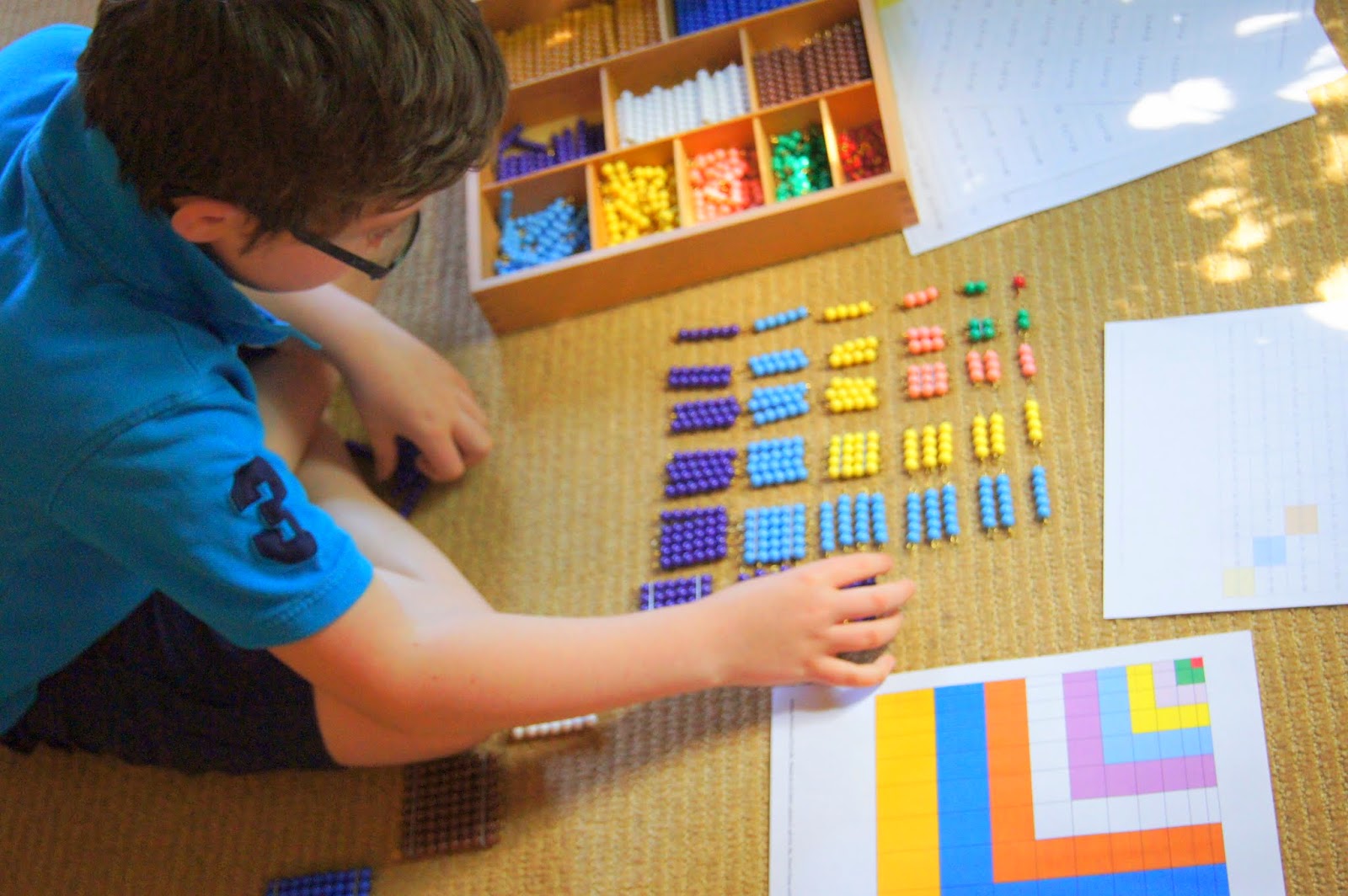 "Making Montessori Ours": Montessori Multiplication Tables Work