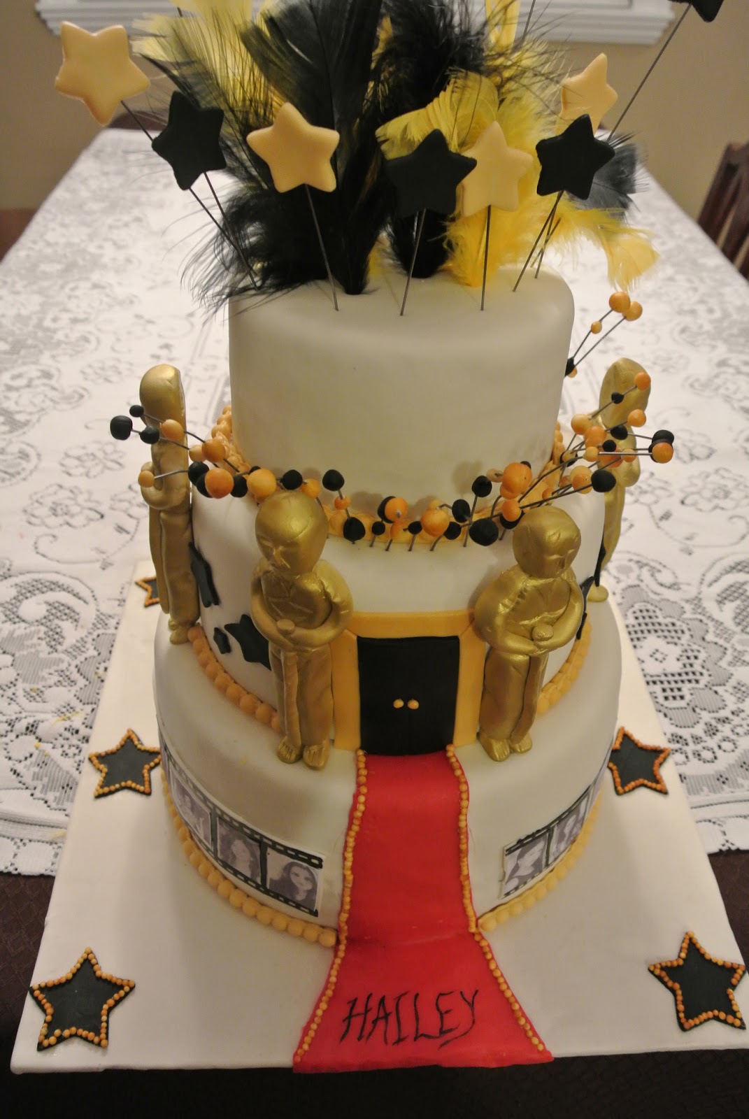 Larry the Cake Guy: Oscar Themed Birthday Cake