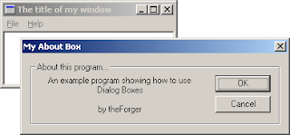 Win32 API Tutorial: 1.7 - Dialogs