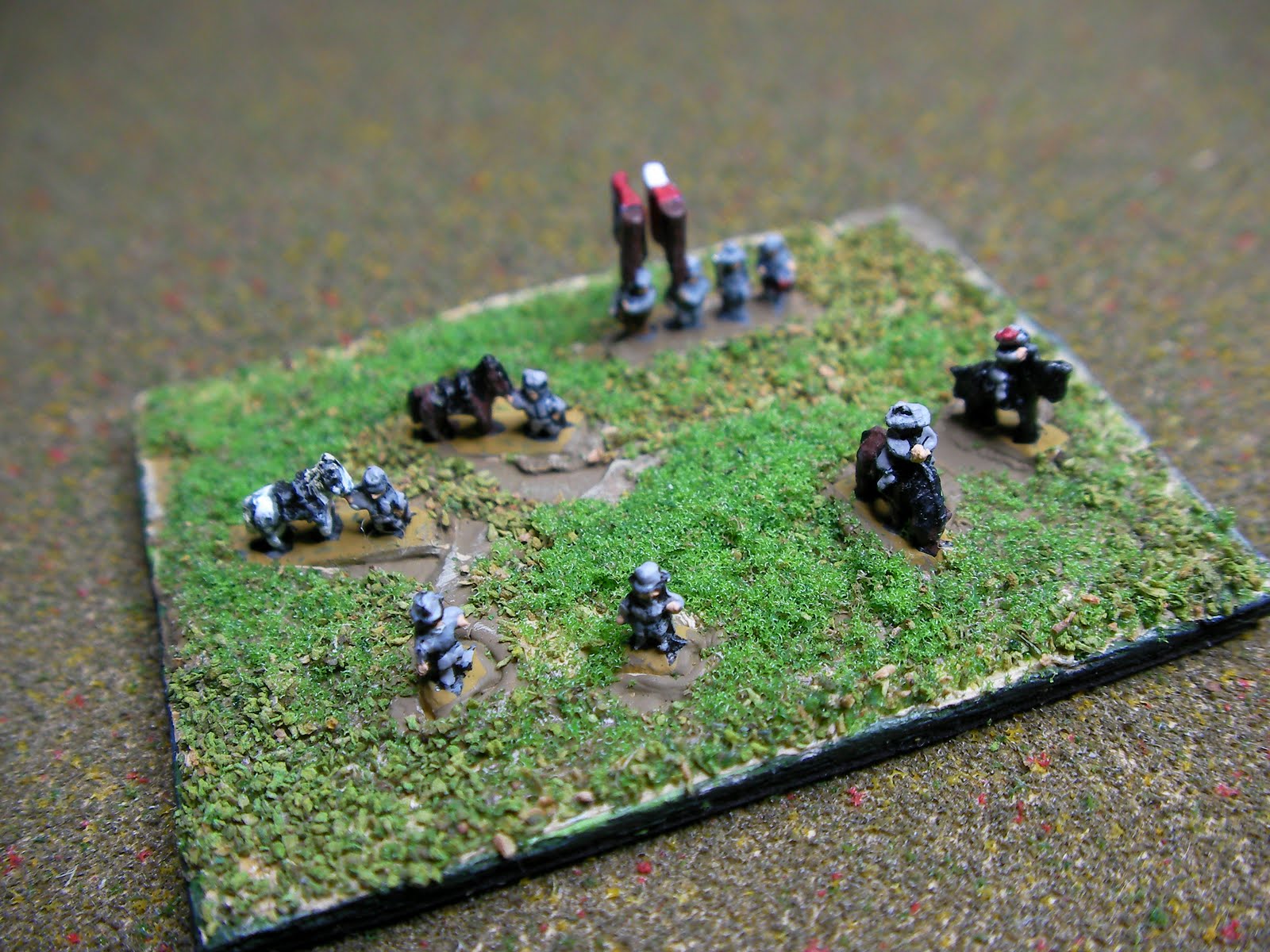 SteelonSandBlog: 3mm ACW: Quick Cavalry base update