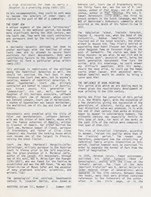 Neil Rosenstein: JRP-Poland Database and Rabbinic Data Merging