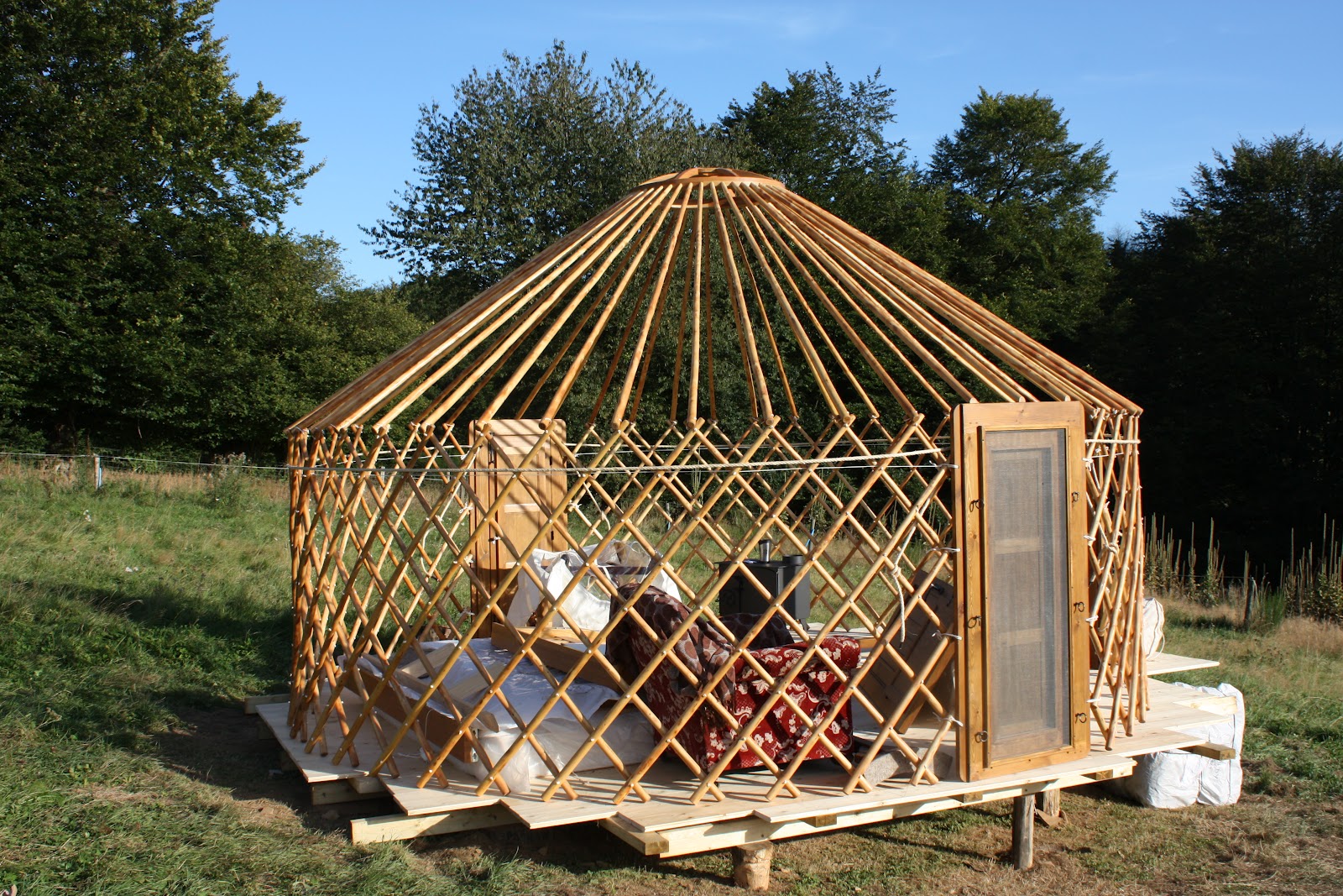 Palmer Permaculture: Building a Yurt, The Palmer Way!