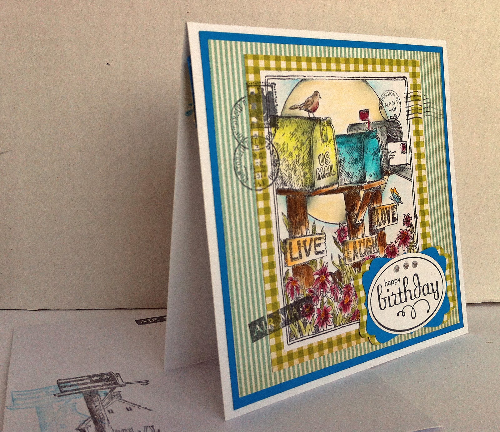 Laura's Creative Moments: You've got mail! Another birthday card (US ...