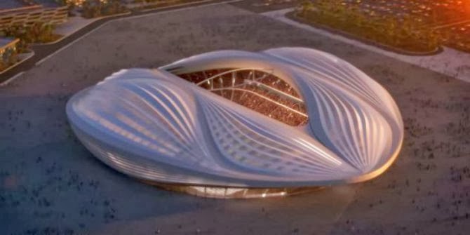 Stadion Bola di Qatar Mirip Alat Kelamin Perempuan