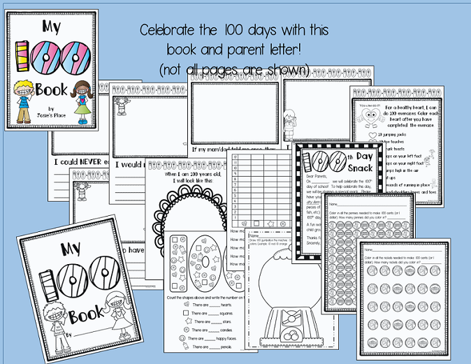 Hopping from K to 2!: 100th Day of School Activities