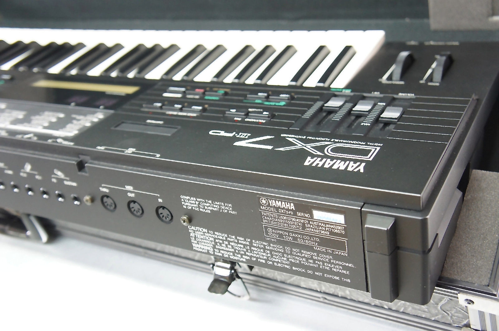 MATRIXSYNTH: 1980's Yamaha DX7 II FD FM Synthesizer Keyboard Minty w ...