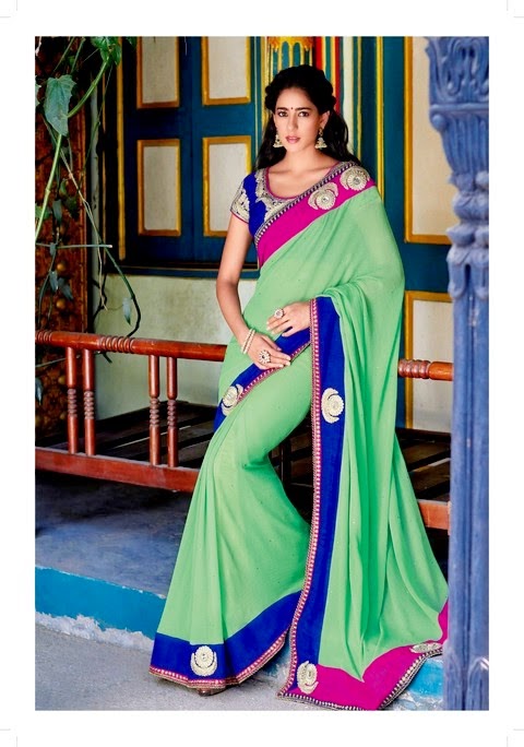 Best Embroidered Saree's 2014 Laxmipati l KAVYA Saree By Laxmipati 2014 ...