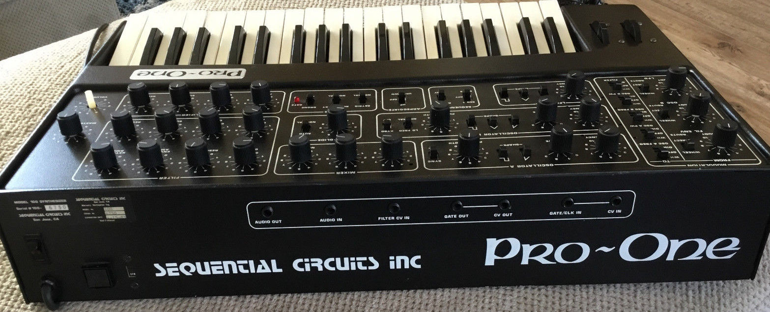 MATRIXSYNTH: Sequential Circuits Pro One Synthesizer SN 6750 w ...