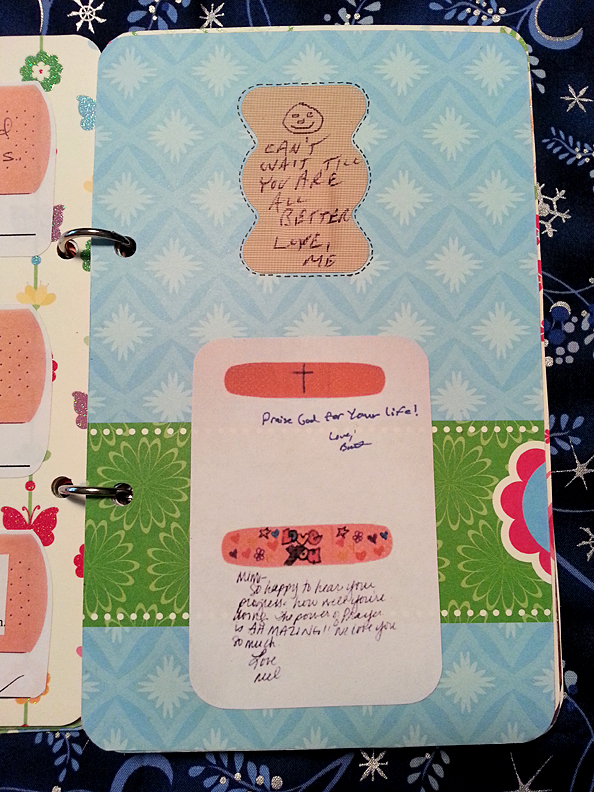 tanglebucket • • • •: Get-well wishes for Mimi (the band-aid project)