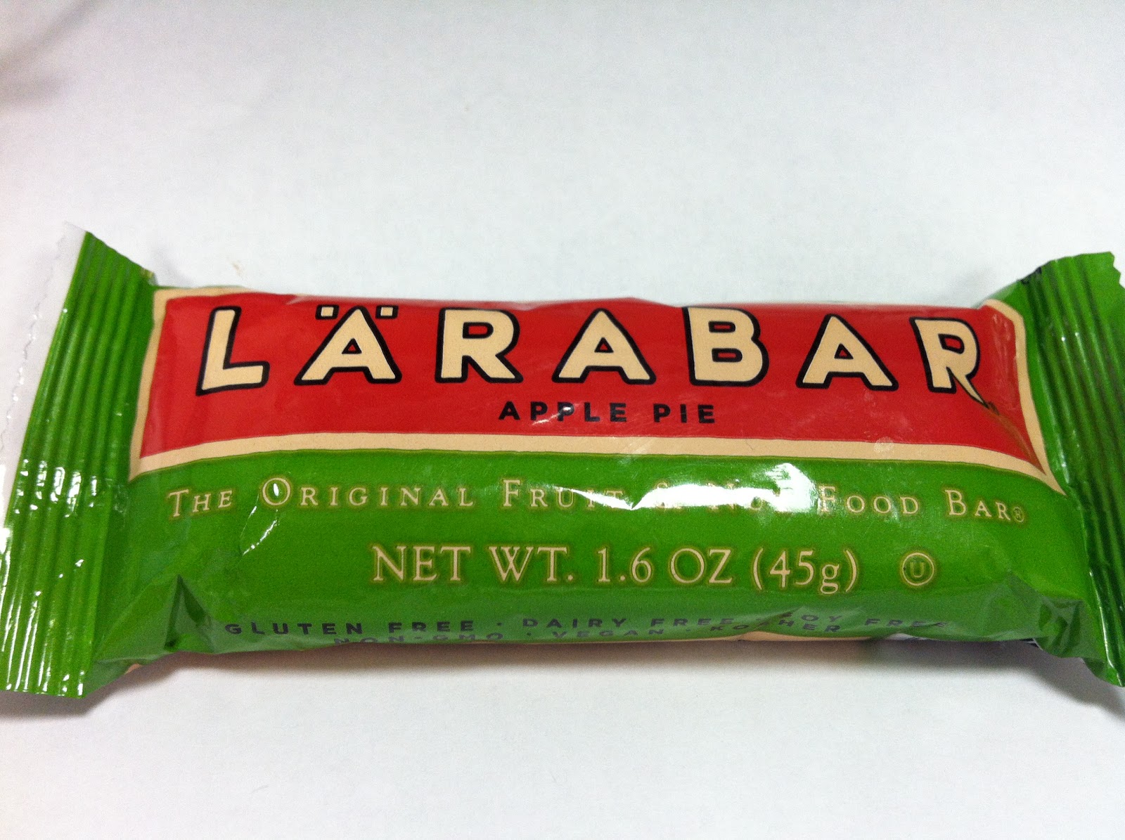 Crazy Food Dude: Review: Larabar Apple Pie Food Bar