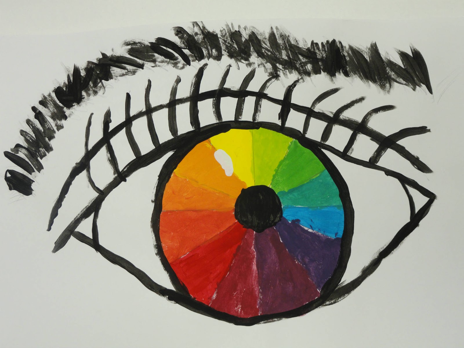 Creative Color Wheels Eye
