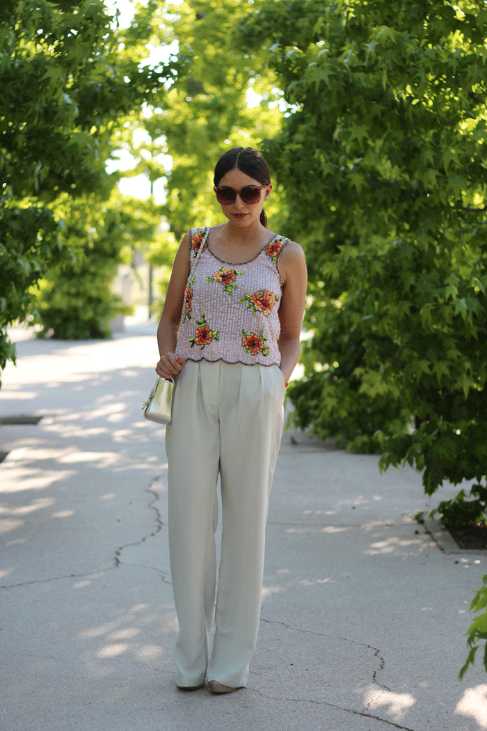 ALL THAT SHE WANTS - blog de moda: Embroidered top