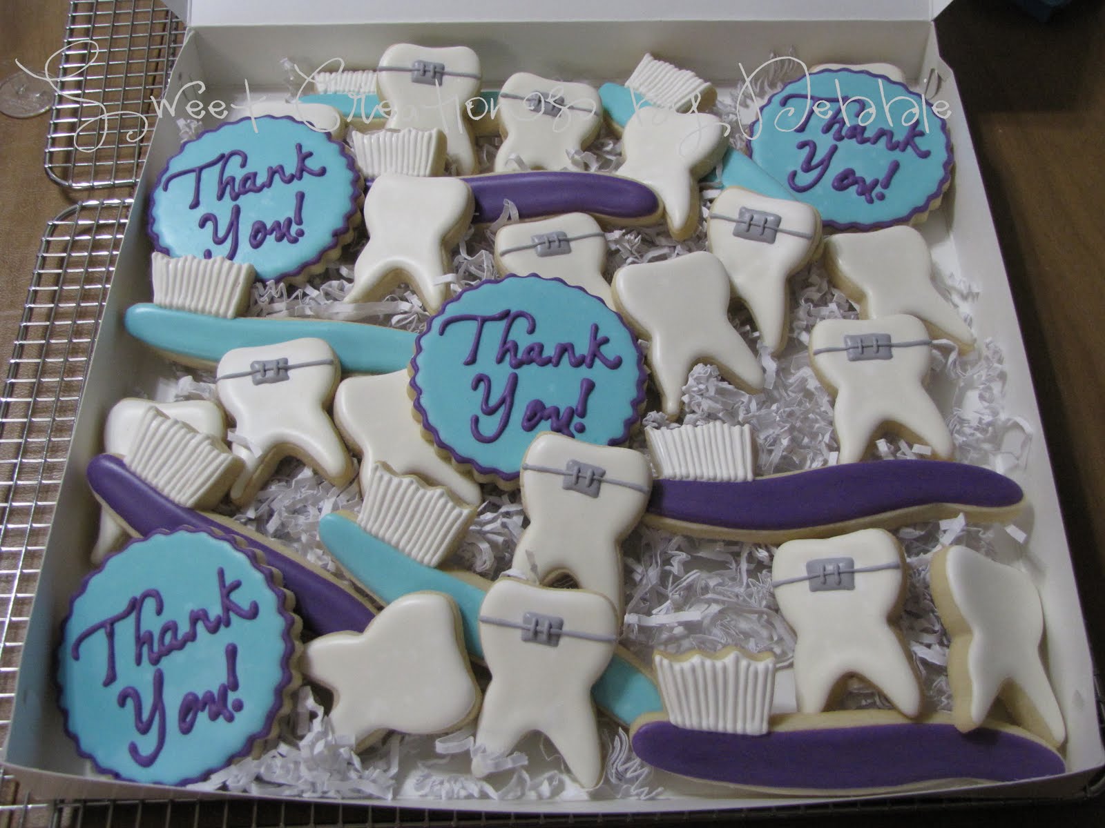 Sweet Creations by Debbie: Cookies for My Orthodontist