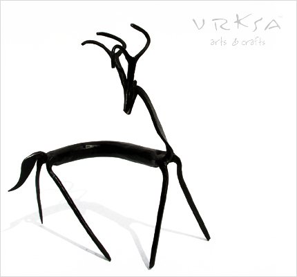 vrksa arts & crafts: Bastar Wrought Iron Craft -Deer