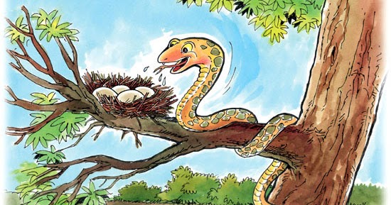 CROW AND SNAKE | MORAL STORY | The Crow And The Snake Moral Story ...