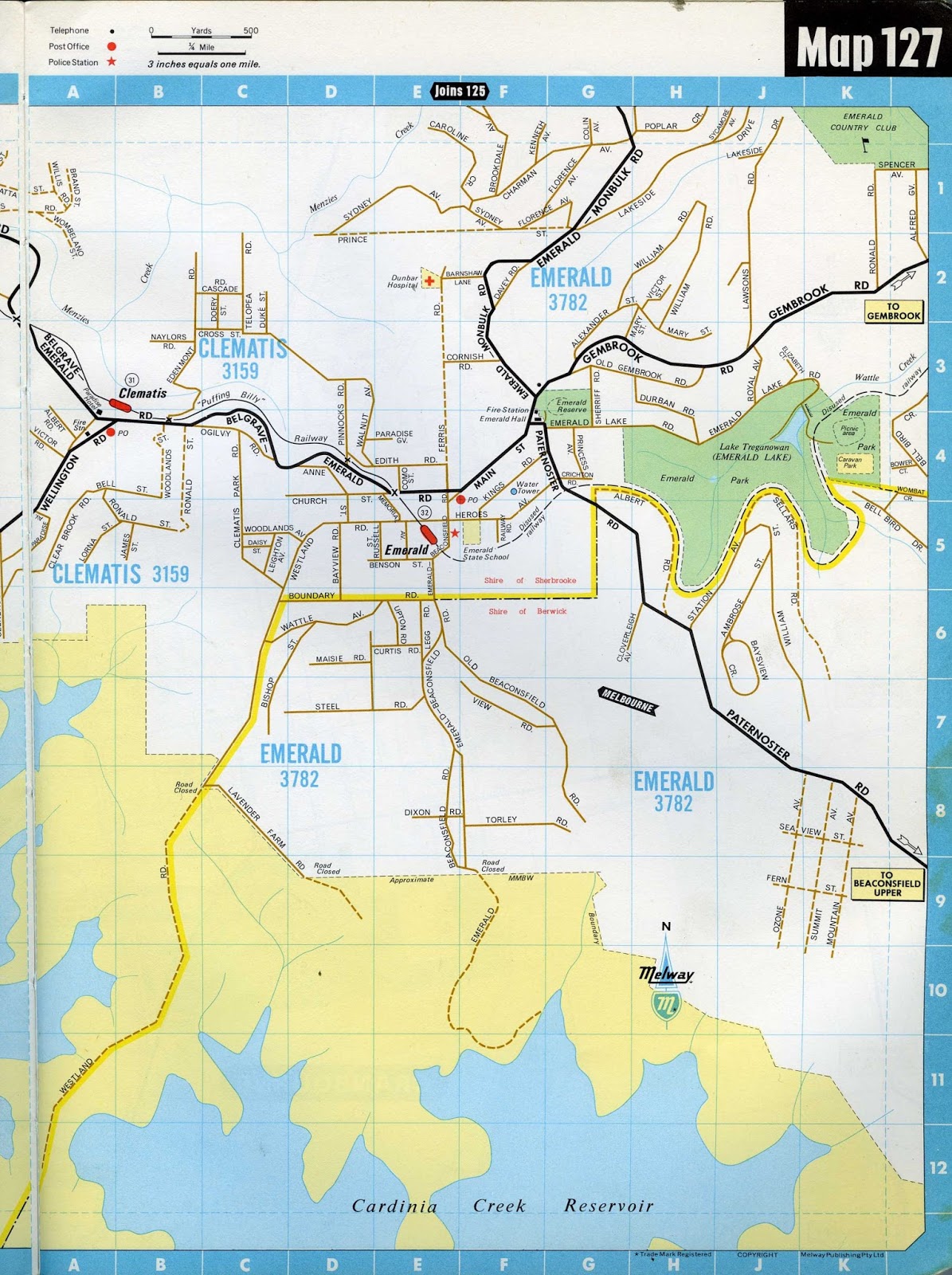 Casey Cardinia - links to our past: Melway edition 6, 1973 - the Casey ...