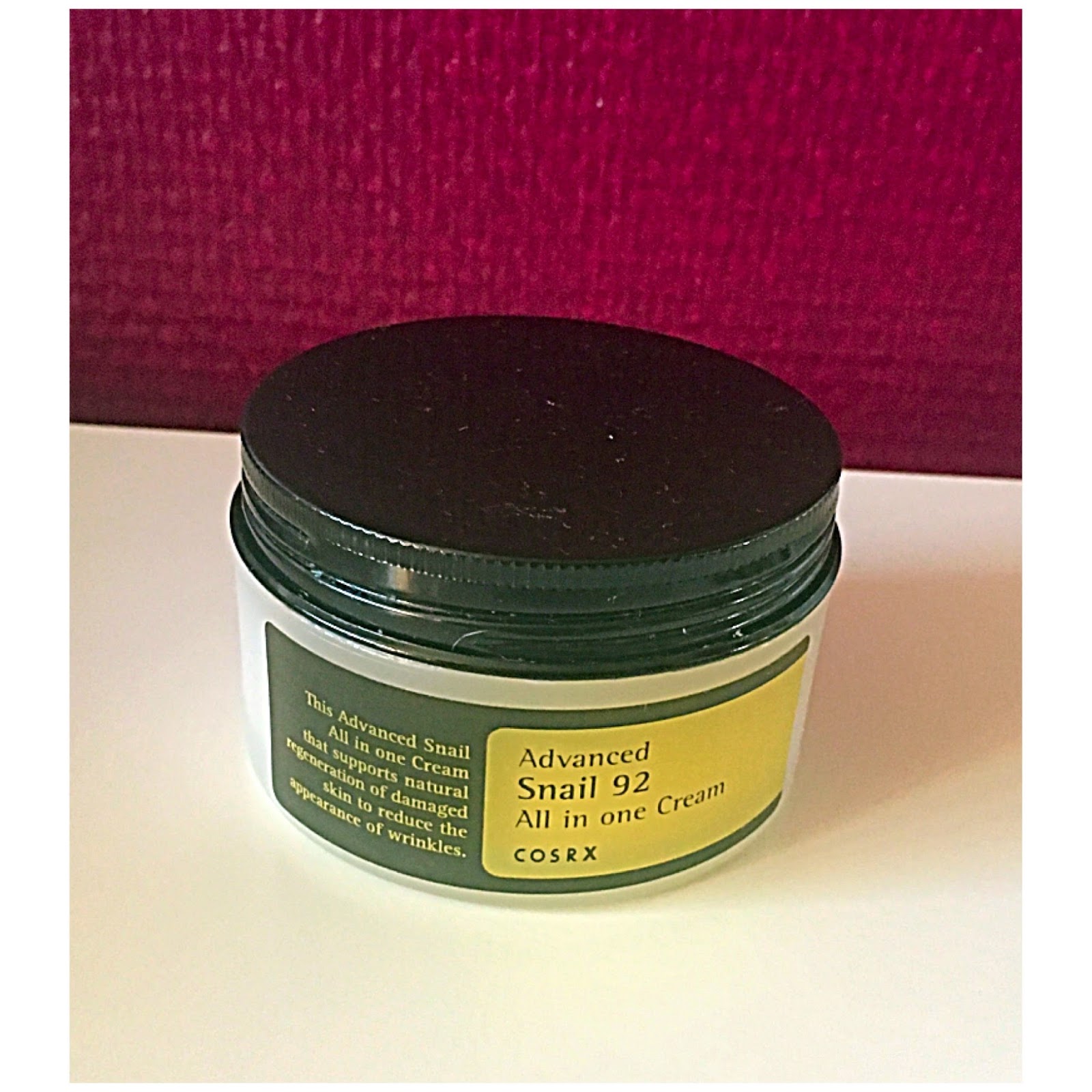 Review- Cosrx Advanced Snail 96 All in one Cream