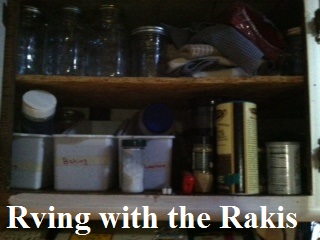 RVing with the Raki's: Storing a Month’s Worth of Food in an RV