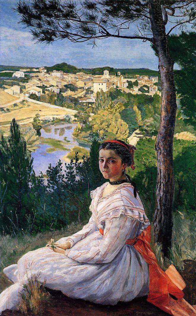 Frédéric BAZILLE (1841–1870) | Catherine La Rose ~ The Poet of Painting