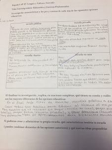 AP Spanish 2016-2017: La vida contemporánea: (Educación y carreras ...