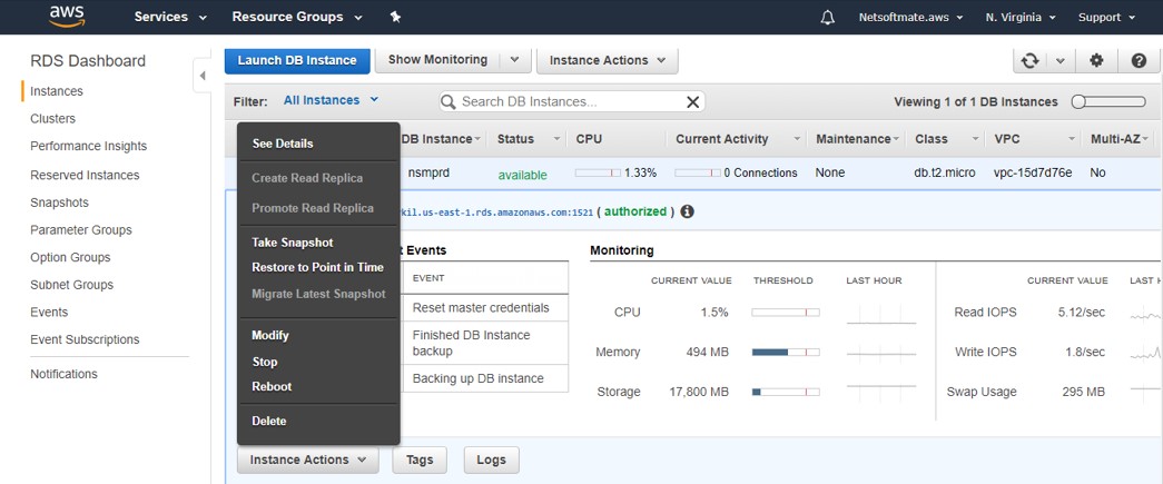 Netsoftmate Technical Blog : How to find Hostname from AWS console