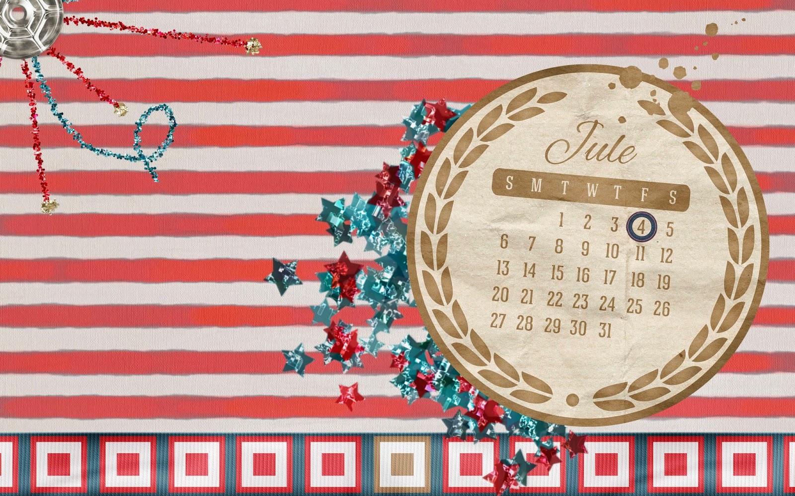 The Blue Birdhouse: Free July Desktop Backgrounds