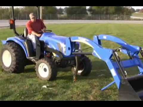 Tractor: New Holland Compact Tractor Loader Operational Video