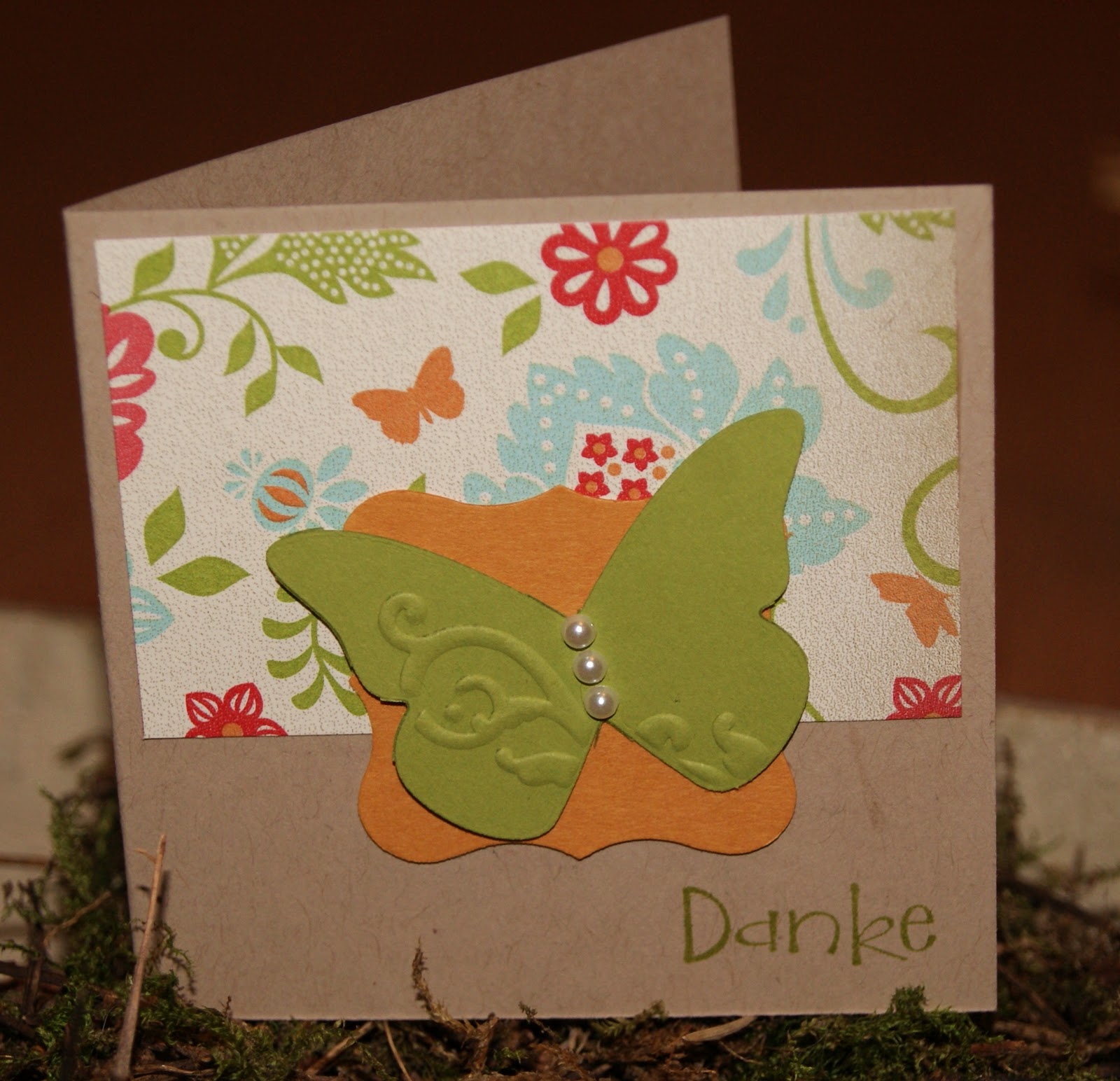 Omellie's Designs: Danke Karte / Thank You Card