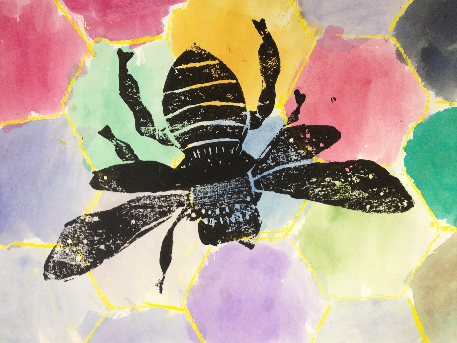 in the art room: Bees