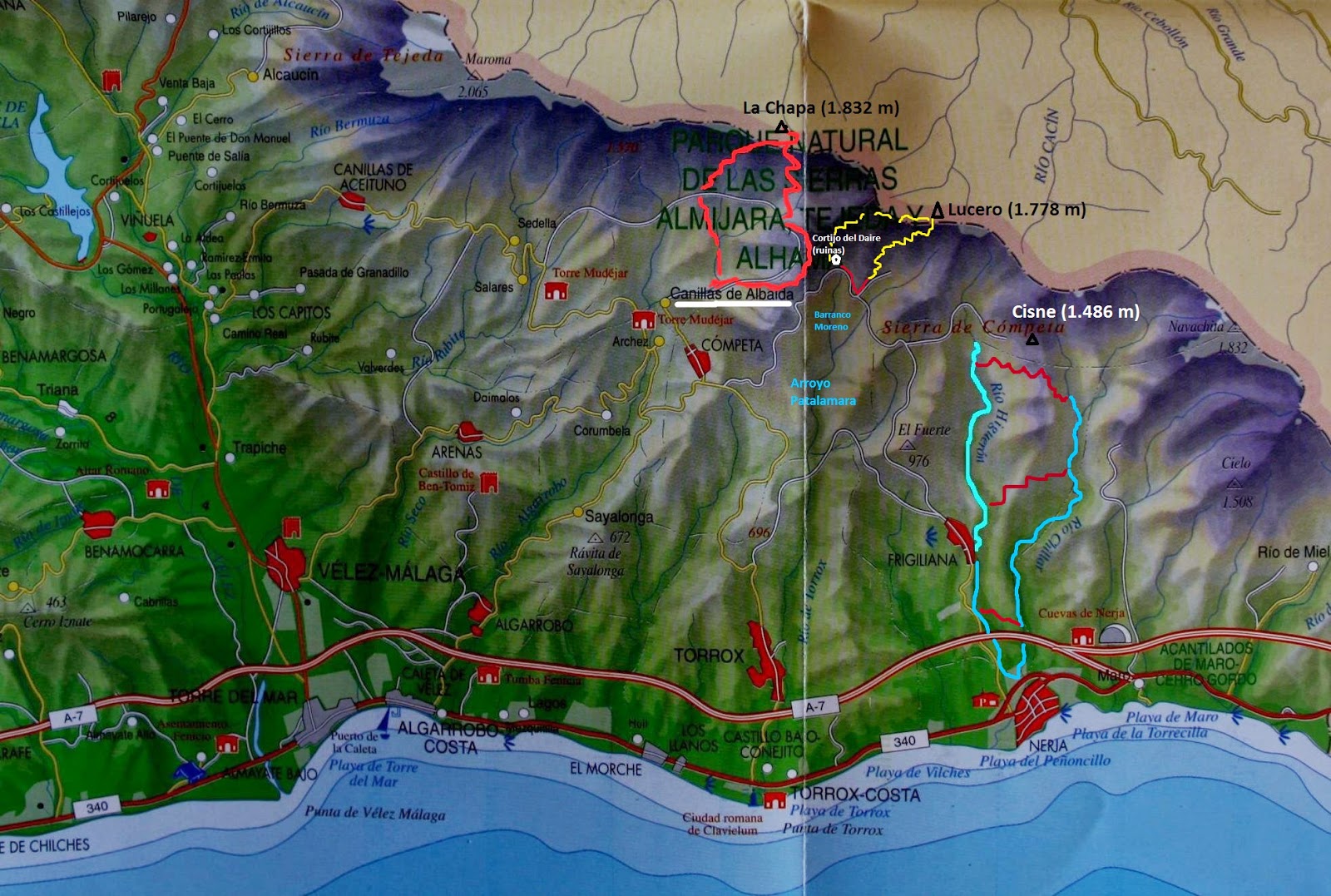 Comando preston: Ruinas del cortijo del Daire-Lucero o Raspón de Los ...