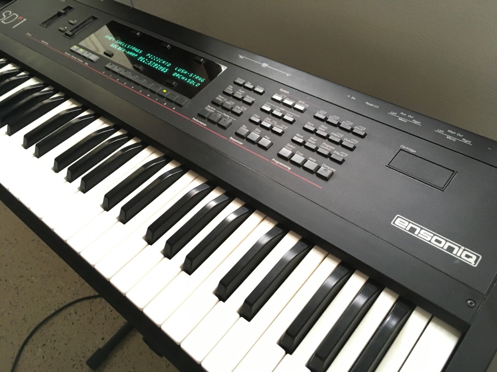 MATRIXSYNTH: Ensoniq SD-1 Transwave Digital Synth w/ Poly Aftertouch