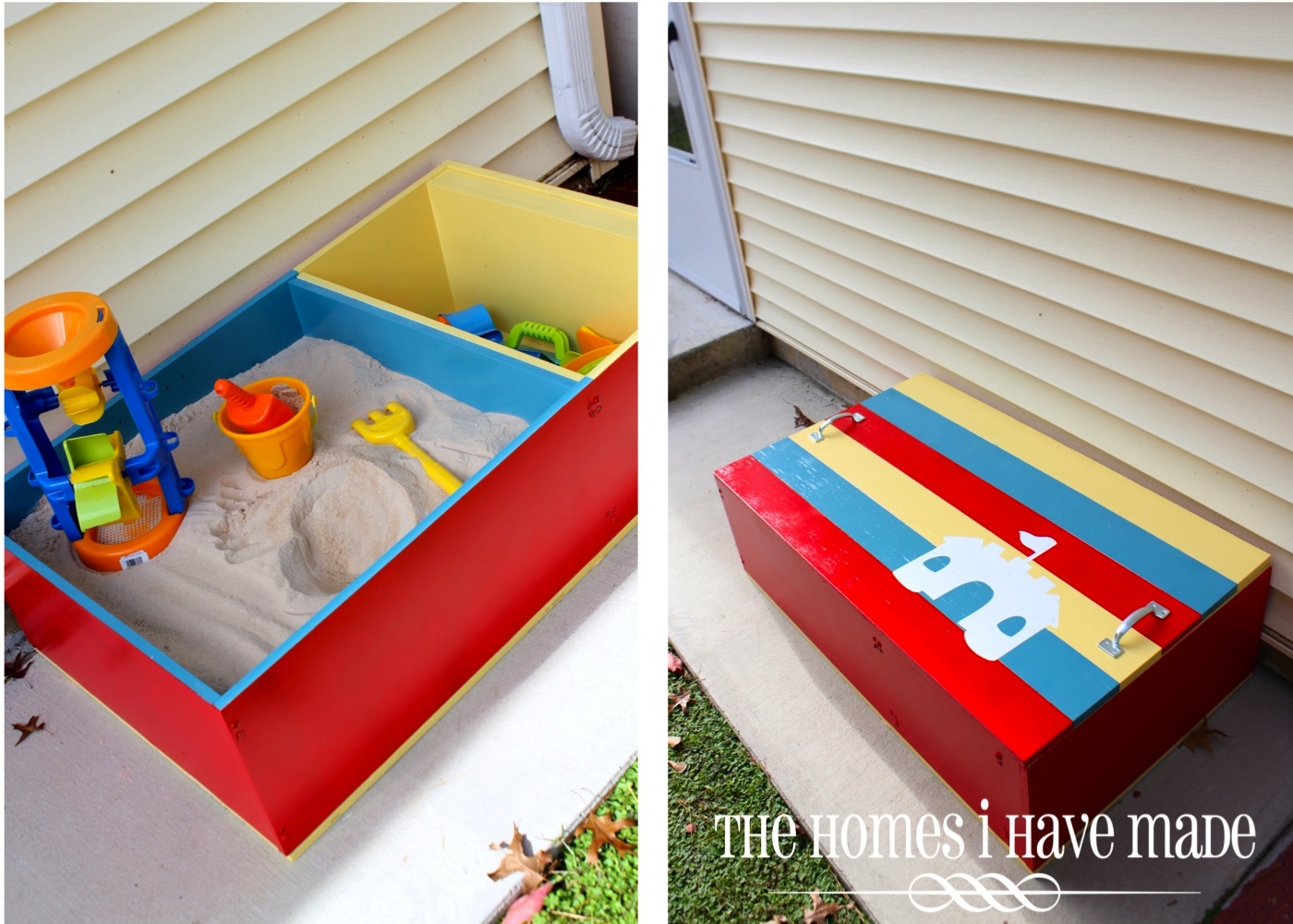 Color-Block Sandbox (Wayfair DIY Challenge) - The Homes I Have Made