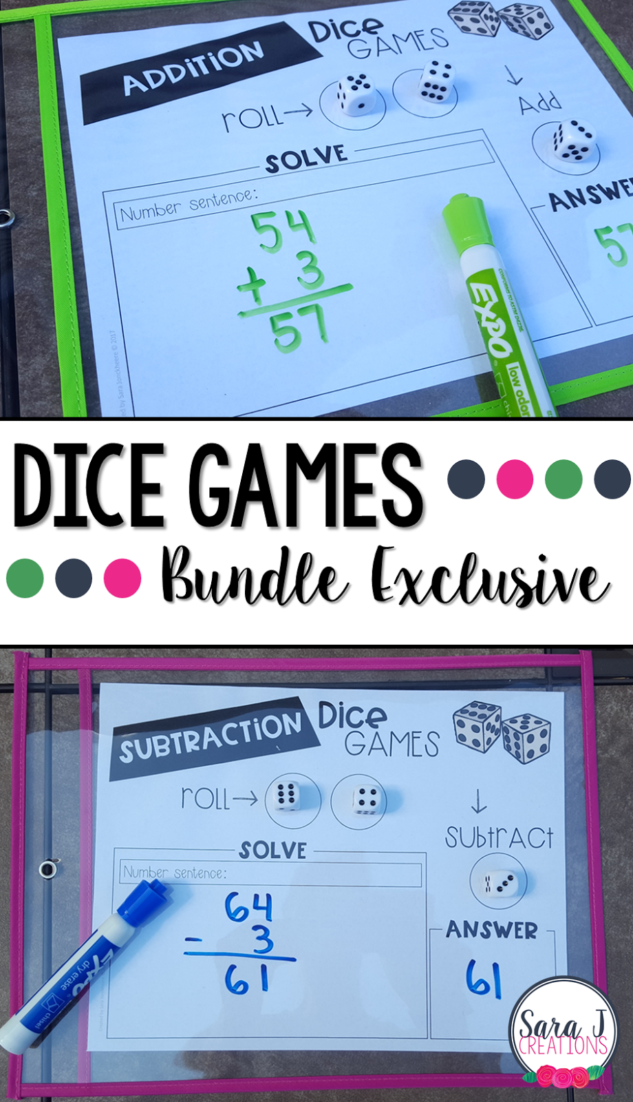 Math Workshop Starter Pack | Sara J Creations