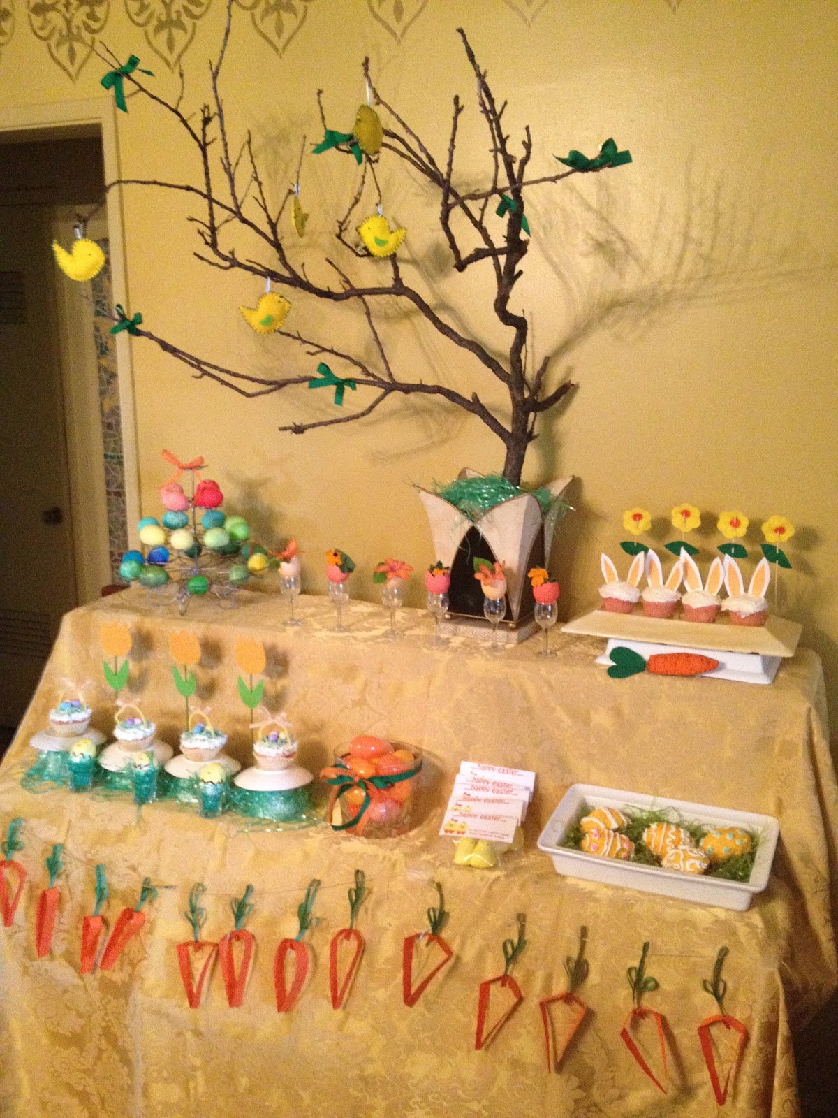 Whimsy Wees: Easter Dessert Table...on a budget!