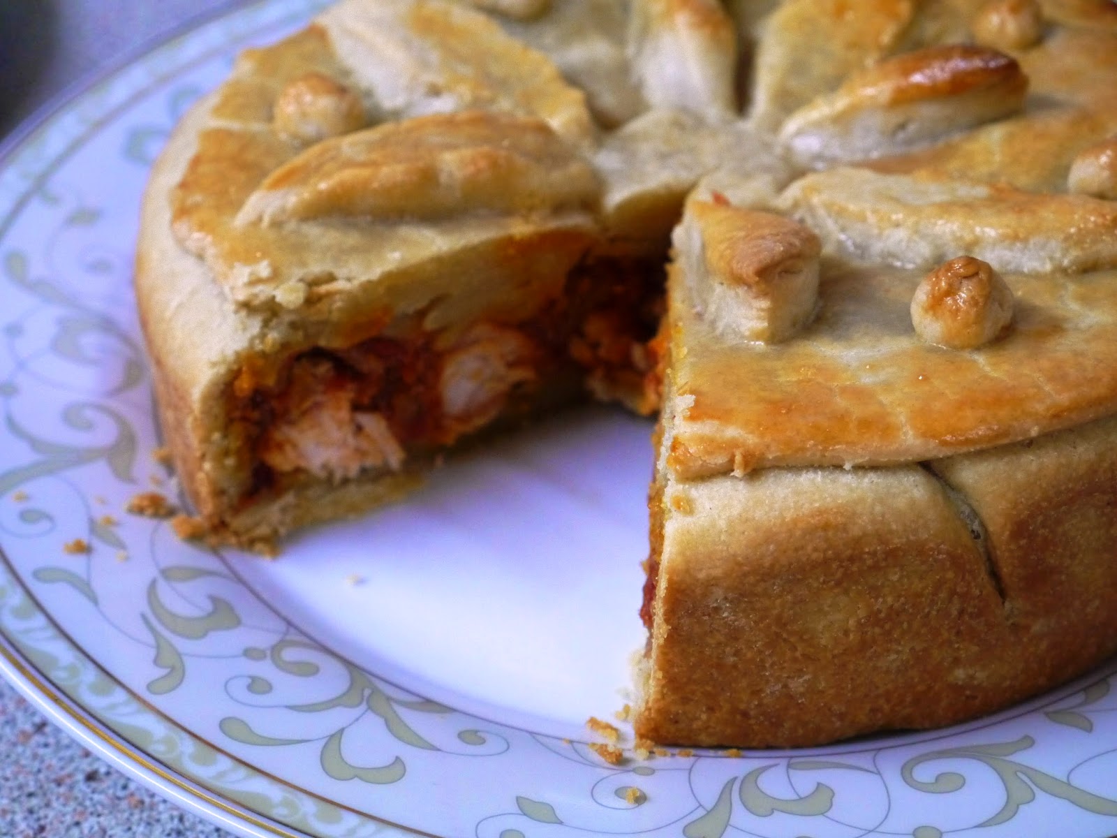 This Muslim Girl Bakes: Hot Water Crust Chicken Pie