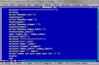 Cara Buat Program Unik yang Dapat Kita Buat dengan Mudah di Turbo Pascal