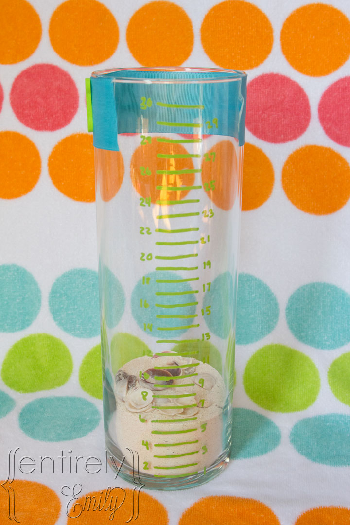 Entirely Emily: Beach Countdown Calender DIY