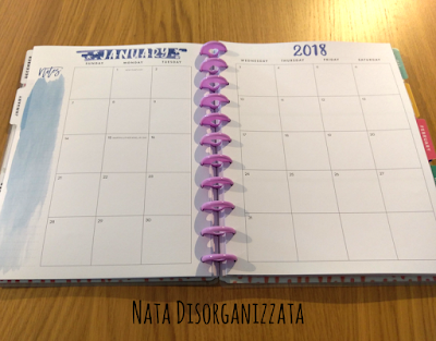 Nata disorganizzata: Happy planner: la mia agenda 2018