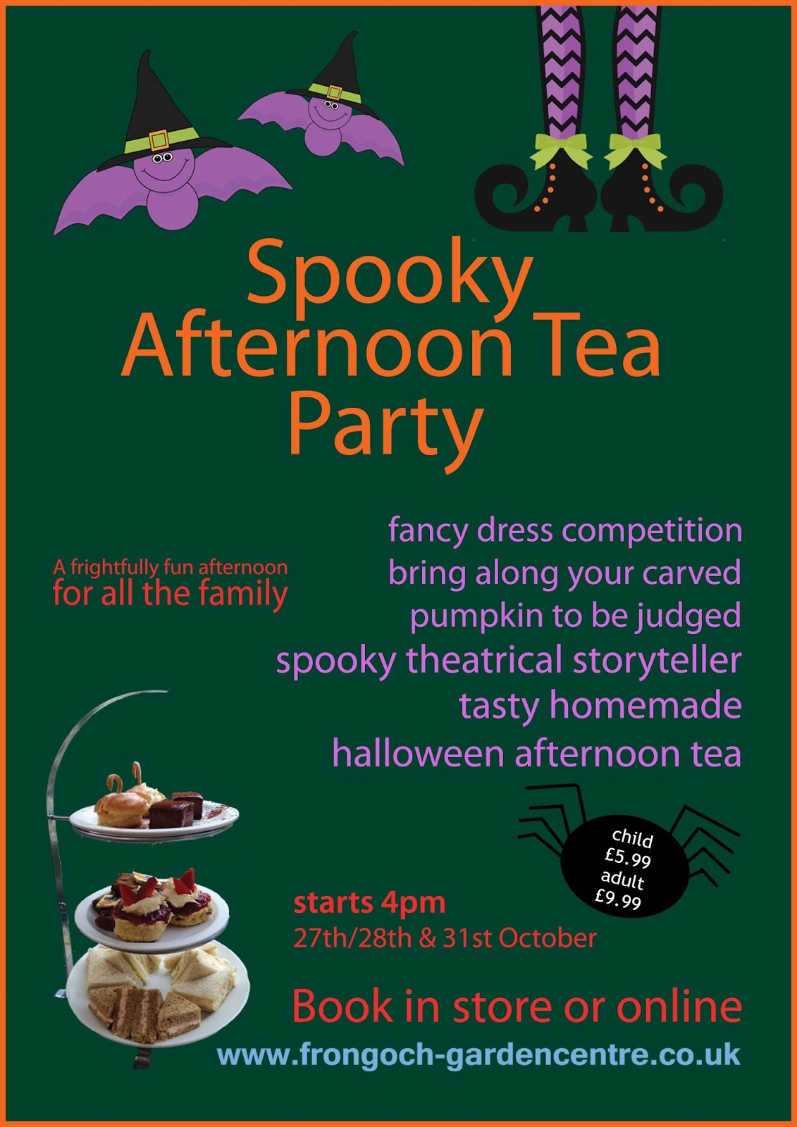 Fron Goch Garden Centre Halloween Tea Party Book Now fron-goch-garden-centre-halloween-tea-party-book-now