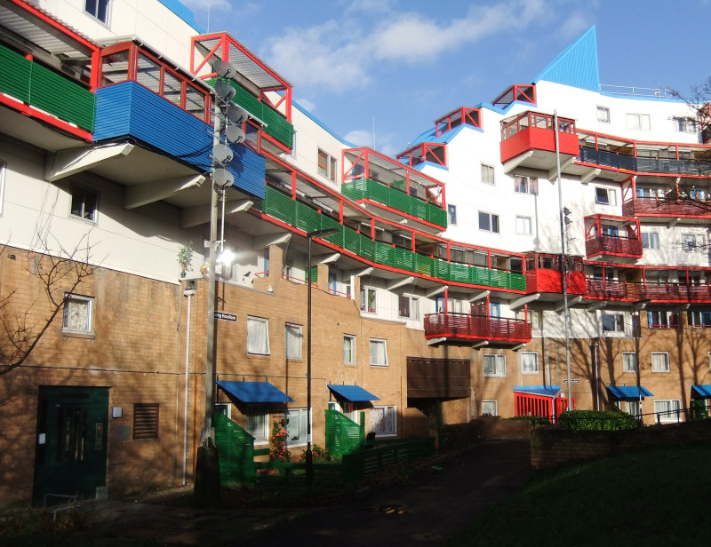 Photographs Of Newcastle: Byker Wall