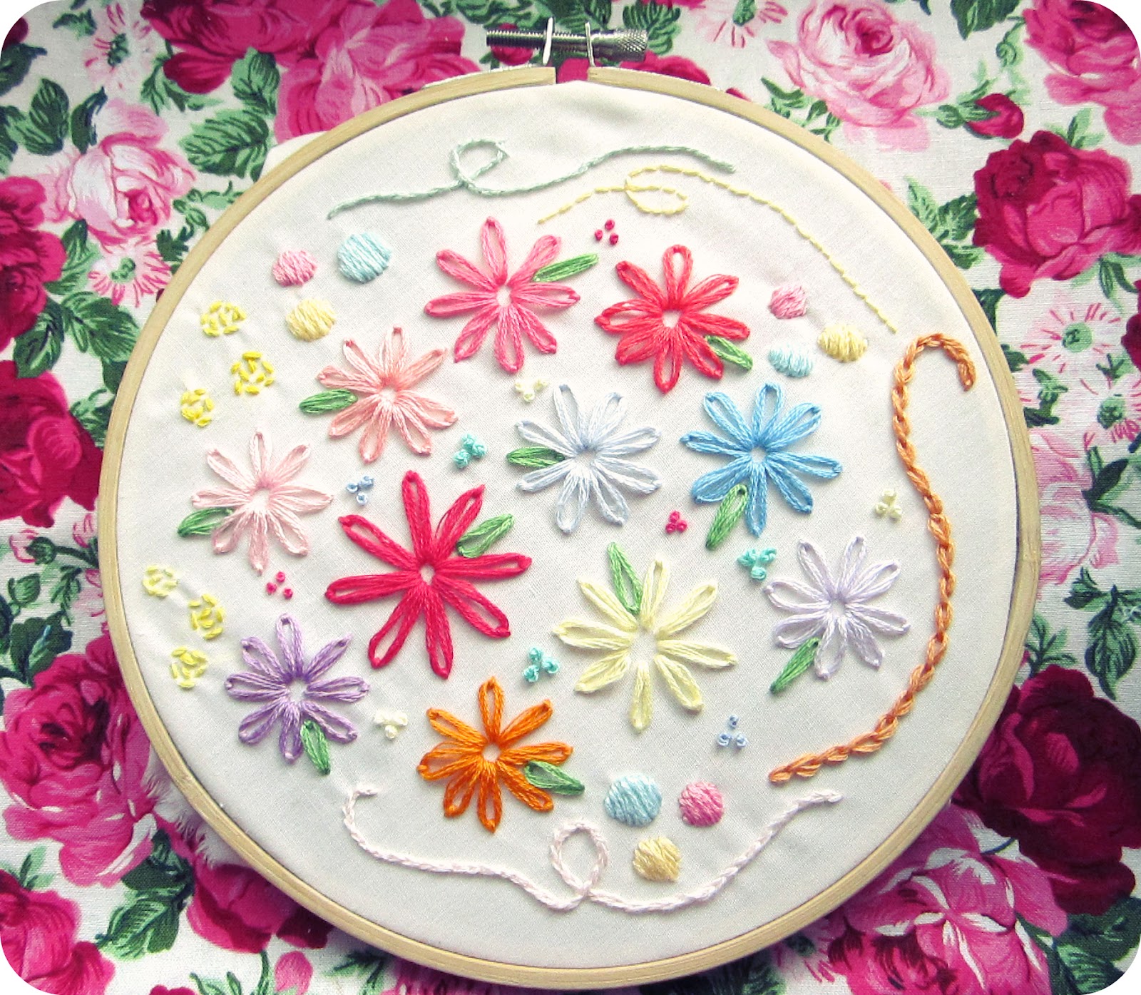 Llueve Diamantina: Básicos del bordado: Los muestrarios.