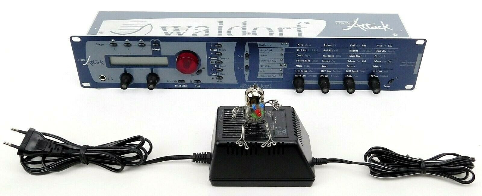 MATRIXSYNTH: Waldorf Rack Attack Drum Synthesizer SN 110110001977